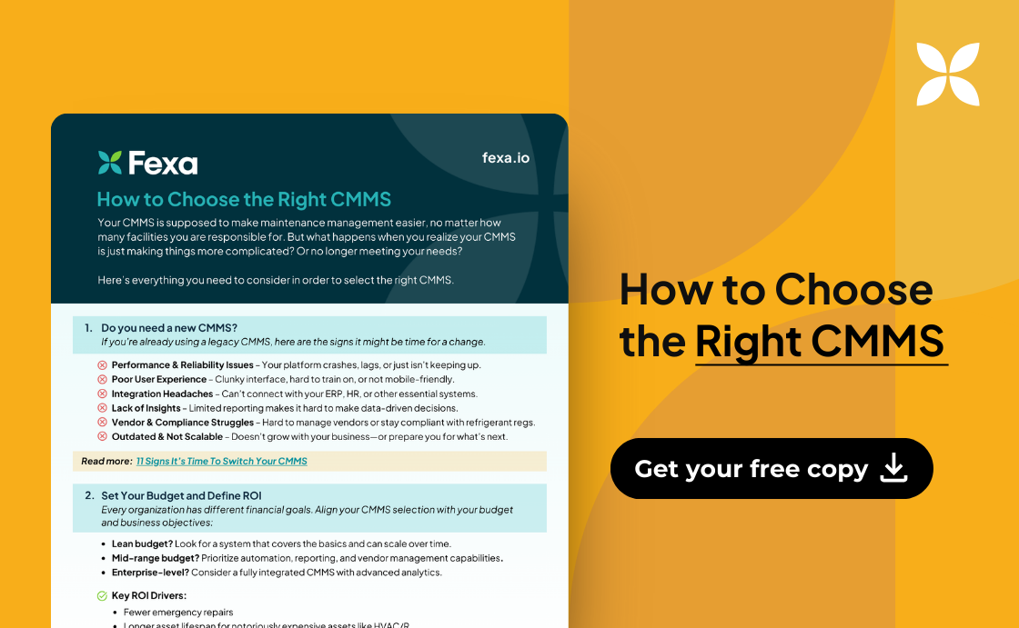 Fexa | How to Choose the Right CMMS